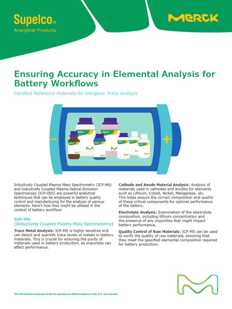 55461_Elemental Analysis for Battery Workflows Flyer_MK_Web 1 | PDF ...