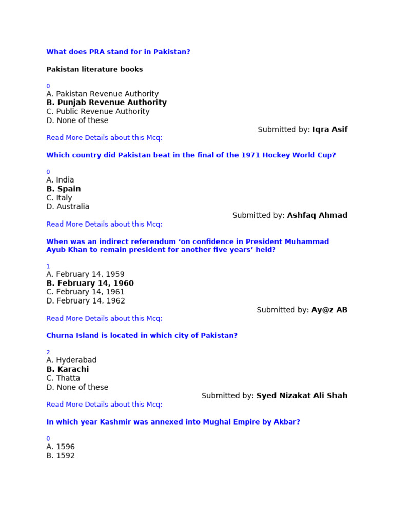 What Does PRA Stand For in Pakistan | PDF