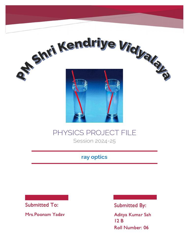 Physics Project File PageSet | PDF