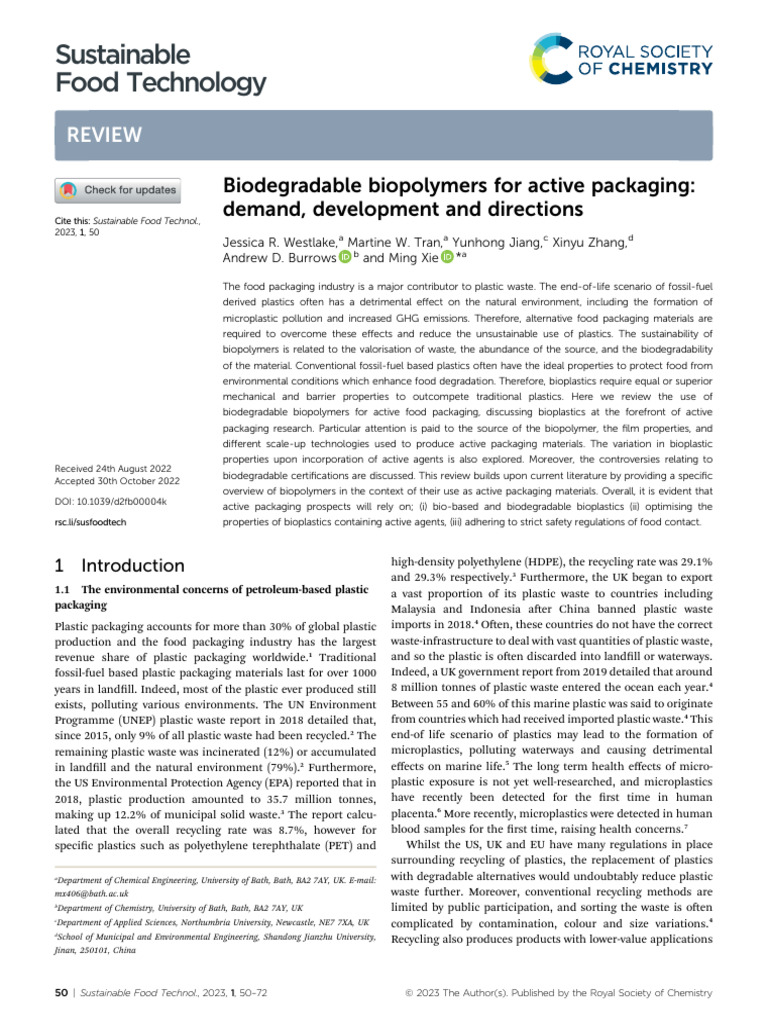 Biodegradable_biopolymers_for_active_packaging_dem | PDF | Biopolymer ...