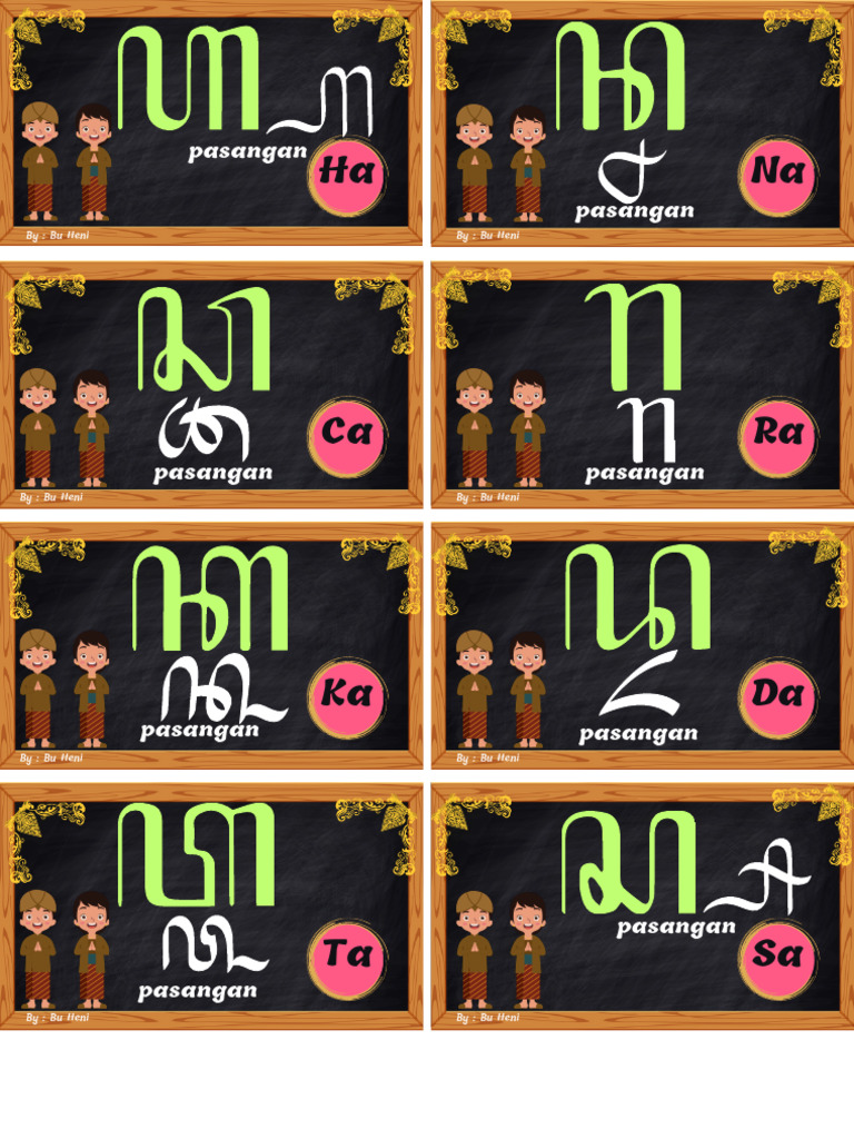 KARTU AKSARA JAWA | PDF