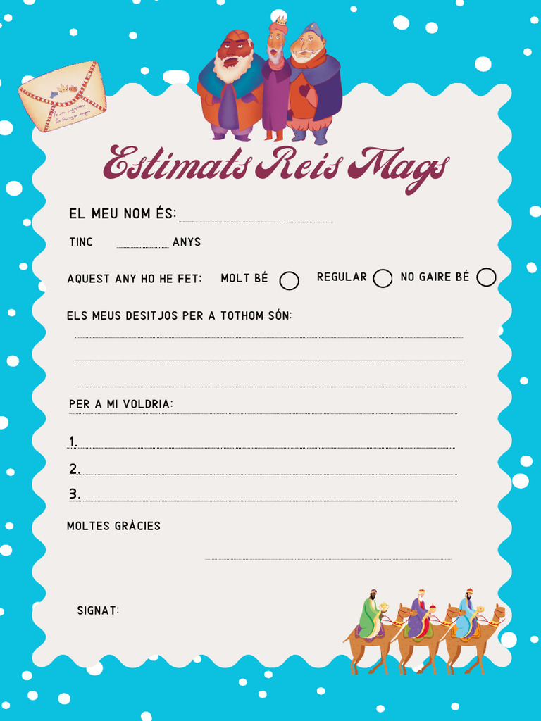 Carta Als Reis Mags C Inicial | PDF