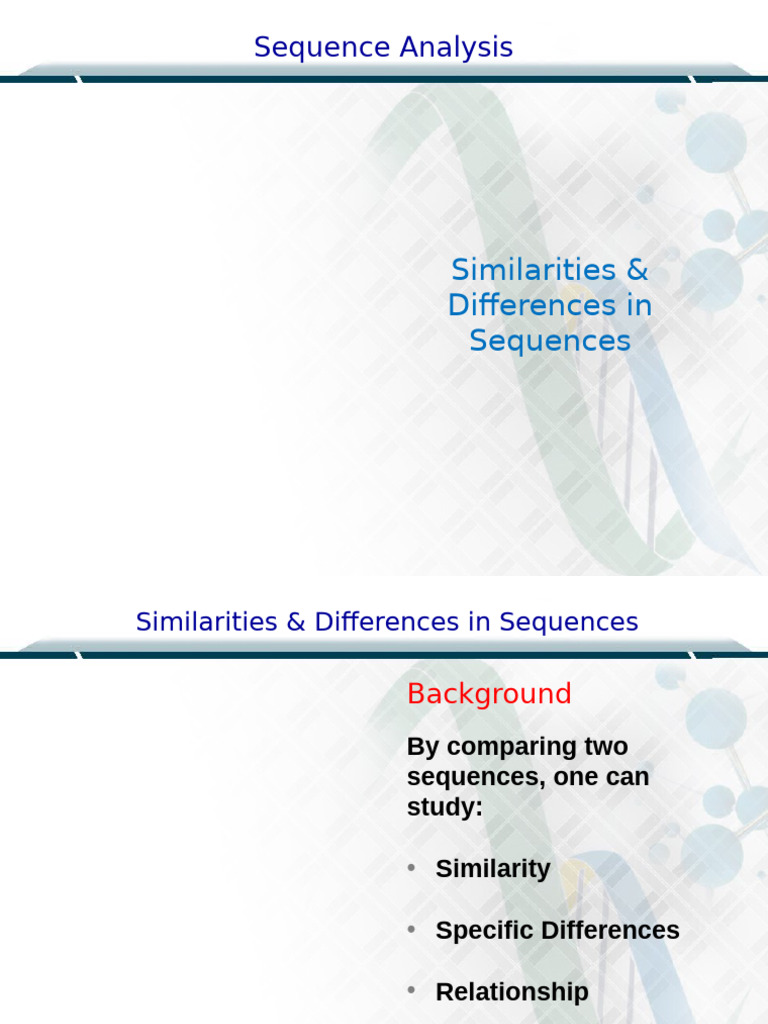 21. Sequence Analysis_ | PDF