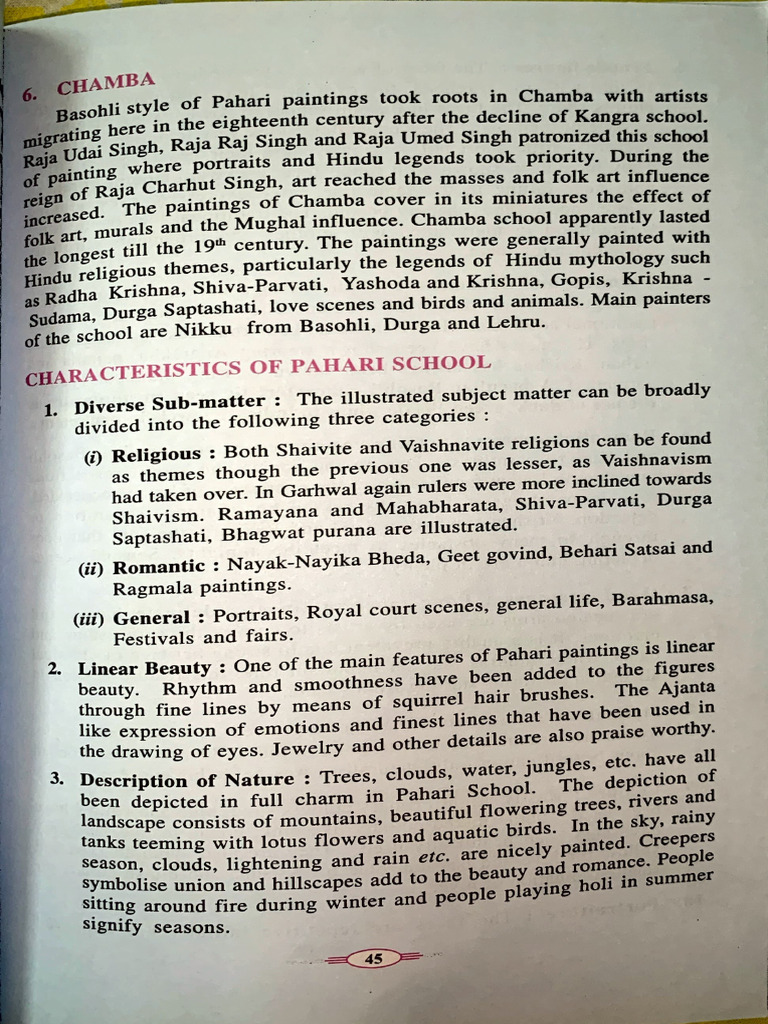 Pahari School Artwork | PDF