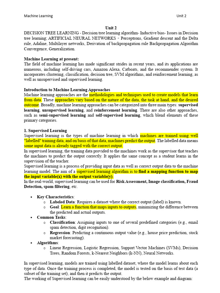 Machine Learning: A Guide for Students | PDF | Machine Learning | Neuron