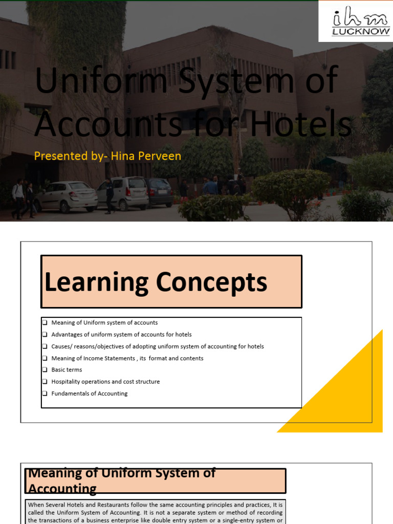 Understanding USALI in Hospitality | PDF | Expense | Income Statement
