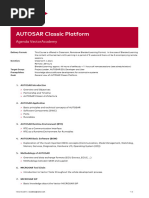Autosar Classic | PDF | Software Engineering | Computer Architecture