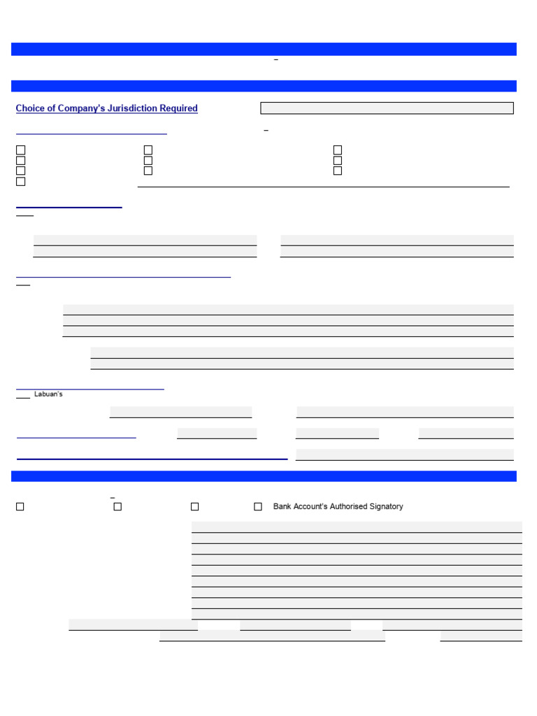 Company Incorporation Form Guide | PDF | Companies | Corporations