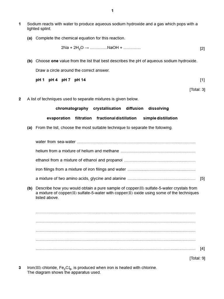 Grade 9 ATP Revision | PDF | Solubility | Titanium