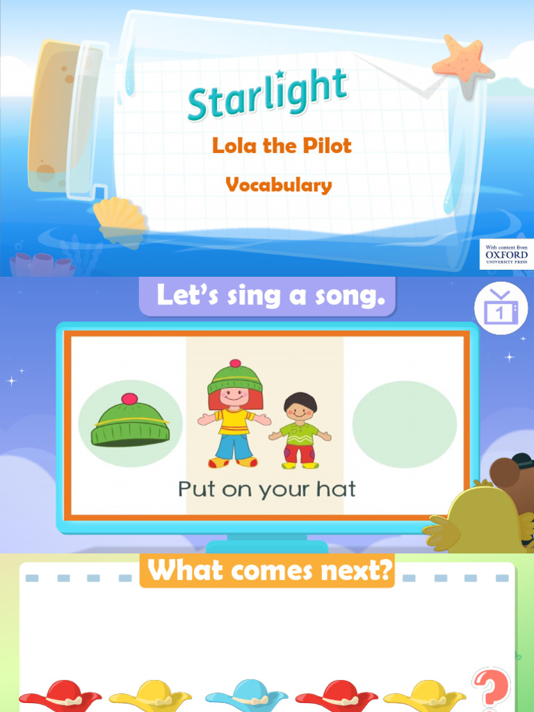 S1 U4 L1 Lola The Pilot Vocabulary | PDF