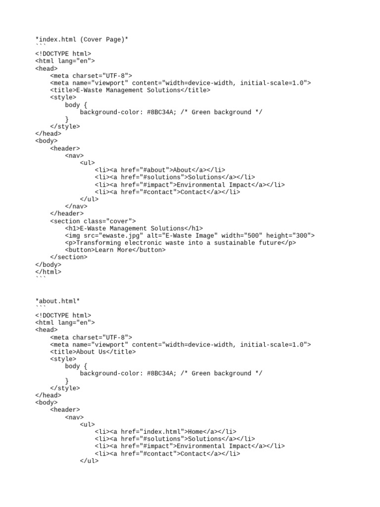 E -waste | PDF | Electronic Waste | Waste
