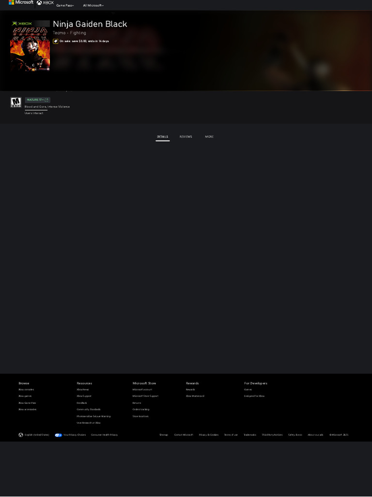 Buy Ninja Gaiden Black Xbox | PDF