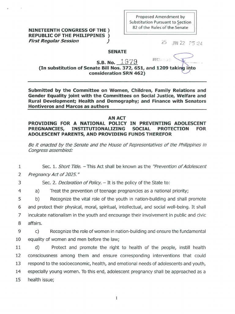 SB 1979 Substitute Bill | PDF