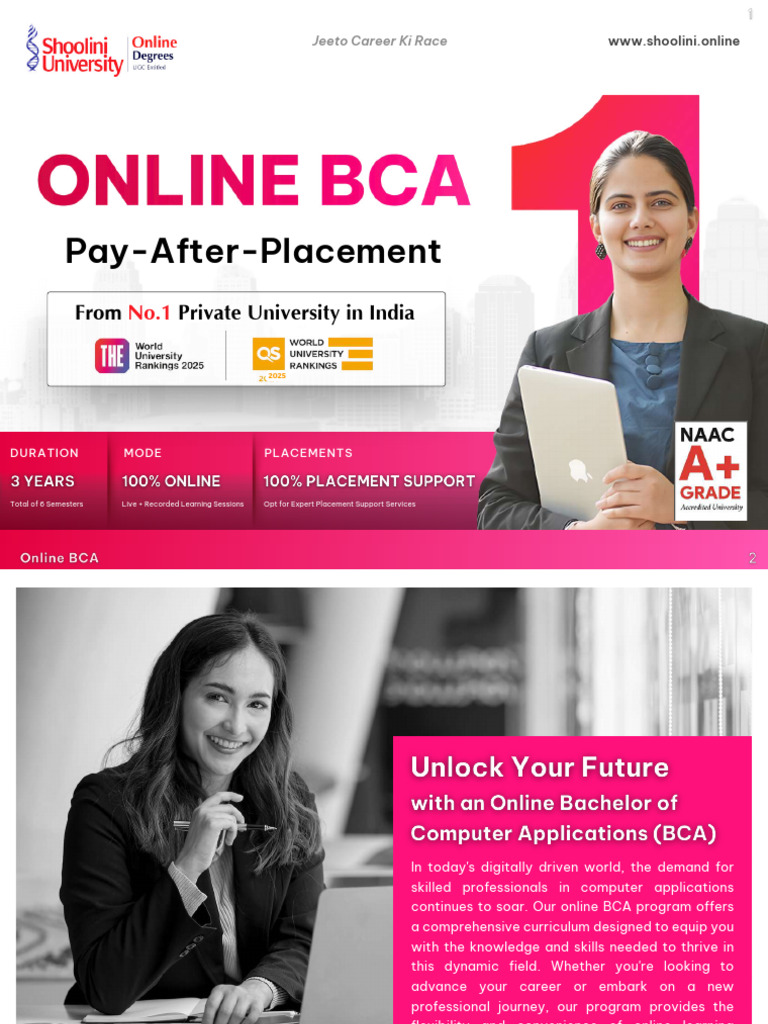 Online_BCA_Pay_After_Placement_Brochure_2024 (1) | PDF | Artificial ...