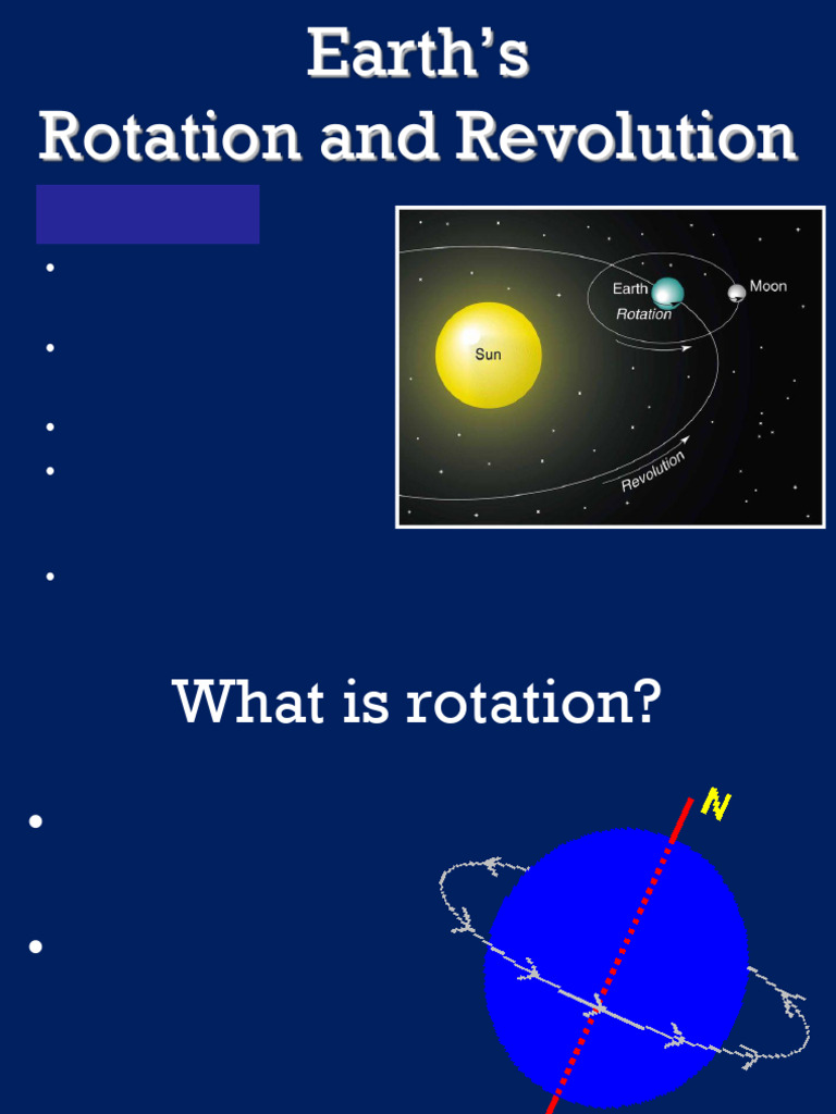 Earth's Rotation and Seasons Explained | PDF | Night | Rotation