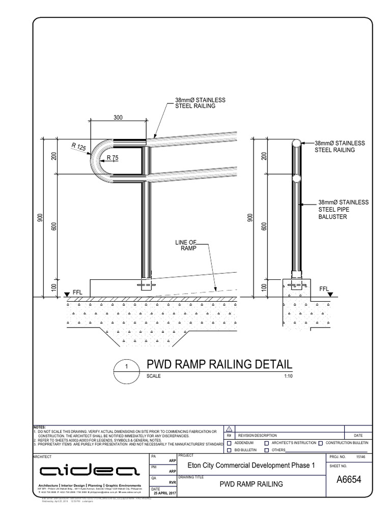 A6654 PWD RAILING | PDF | Design