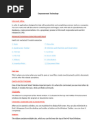 Microsoft Word Interface Overview | PDF | Microsoft Word | Text