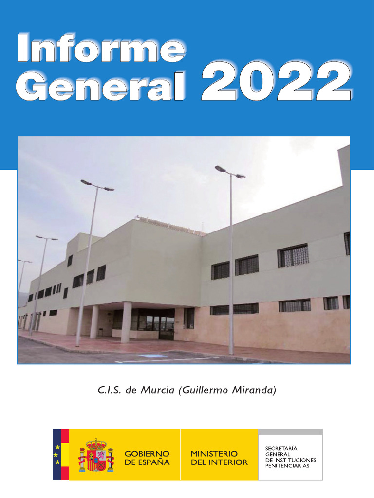 Informe General 2022 sobre Población Penitenciaria | PDF | La ...