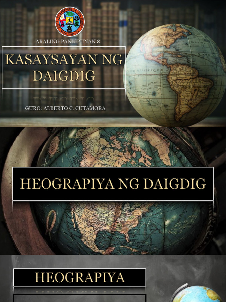 AP8 Heograpiya NG Daidig | PDF