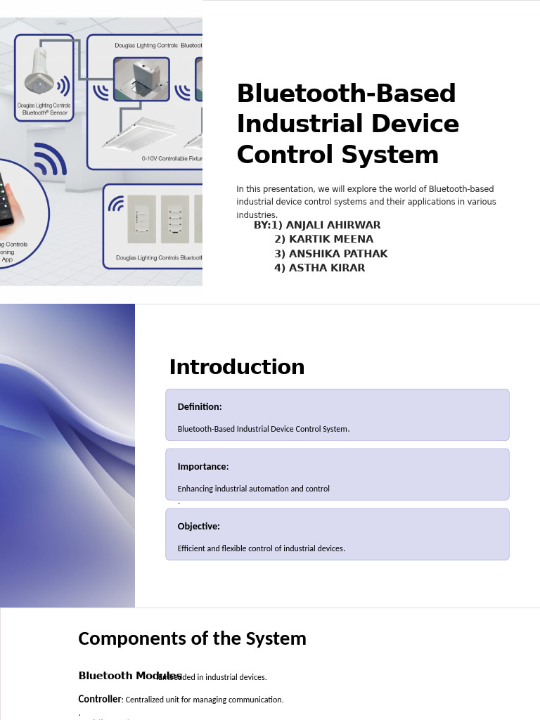 Bluetooth-Based-Industrial-Device-Control-System | PDF