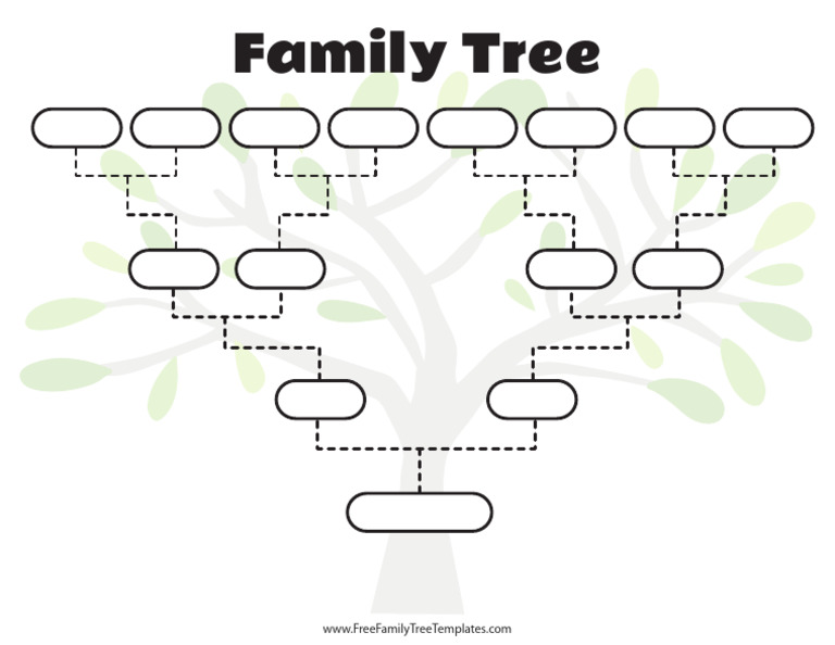 Blank Family Tree Template | PDF