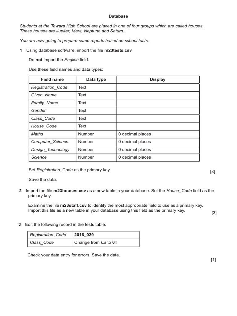 DBOnly FM2321 | PDF | Comma Separated Values | Data Management