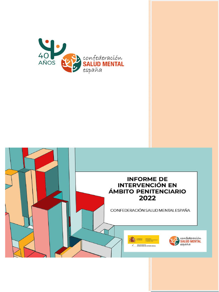 Salud Mental En Centros Penitenciarios Pdf Salud Mental Mente