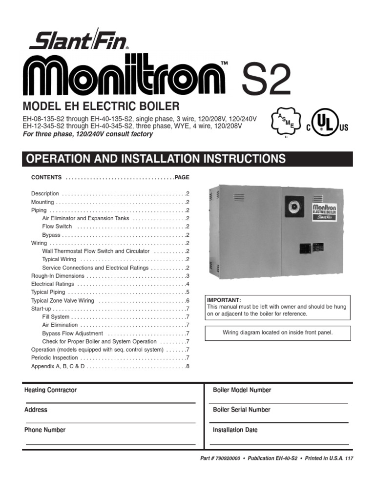 Monitron S2 Installation and Operating - 117 Instructions English 117 ...