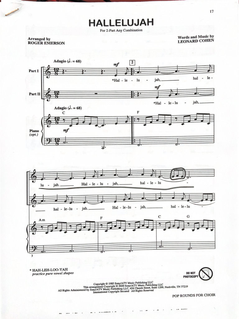 HALLELUJAH | PDF