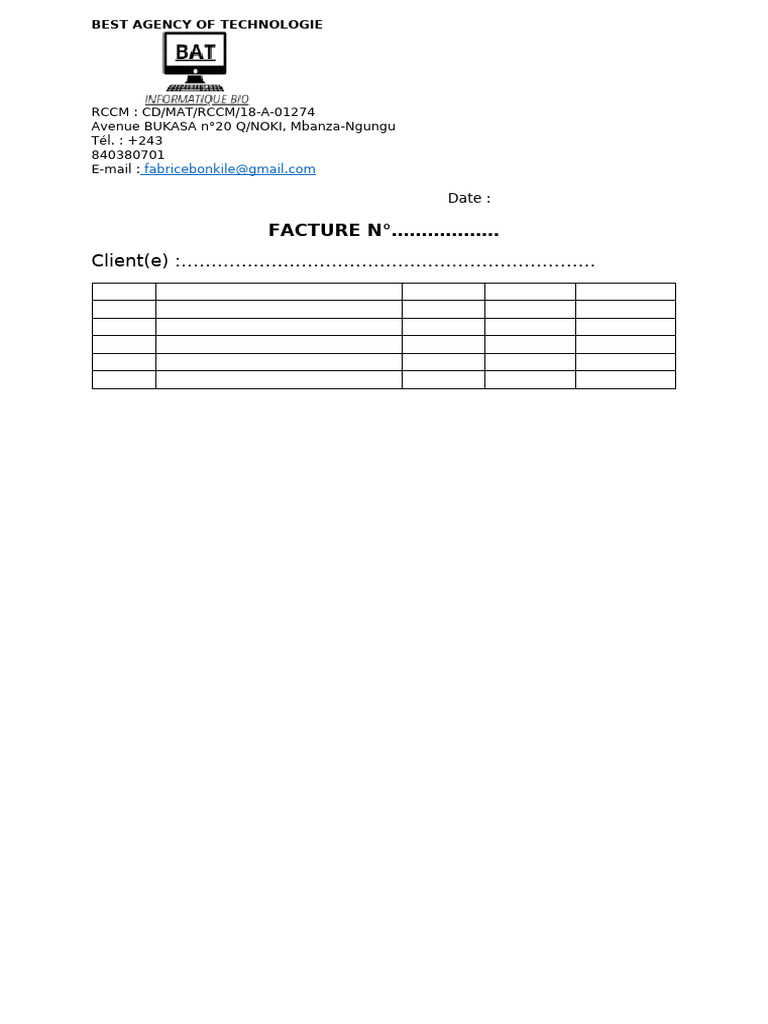 FACTURE | PDF