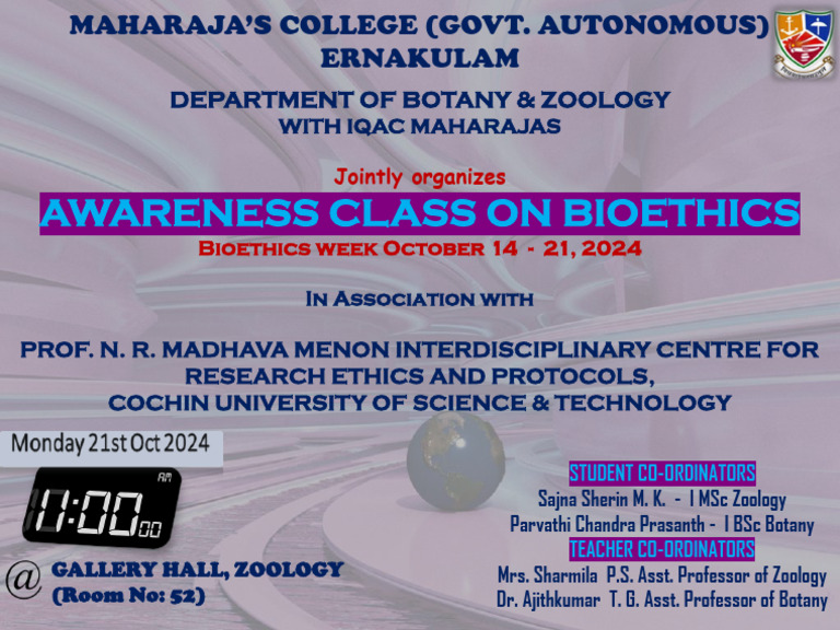 Bioethics Week Brochure | PDF