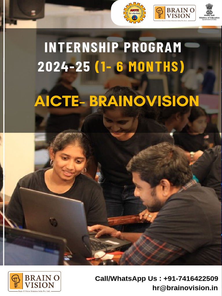 Aicte Internship Program 2024 - 25 - Brainovision | PDF | Ip Address | Amazon Web Services