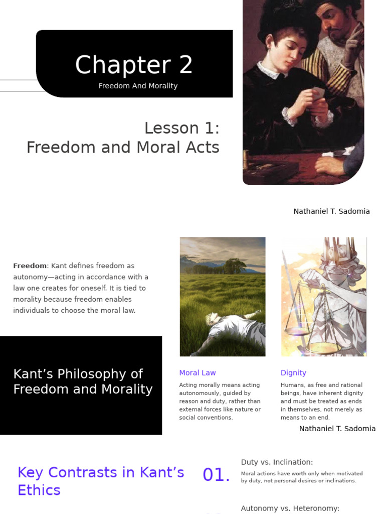 Chapter 2 Lesson 1 Part 1 | PDF | Autonomy | Ethical Schools And Movements