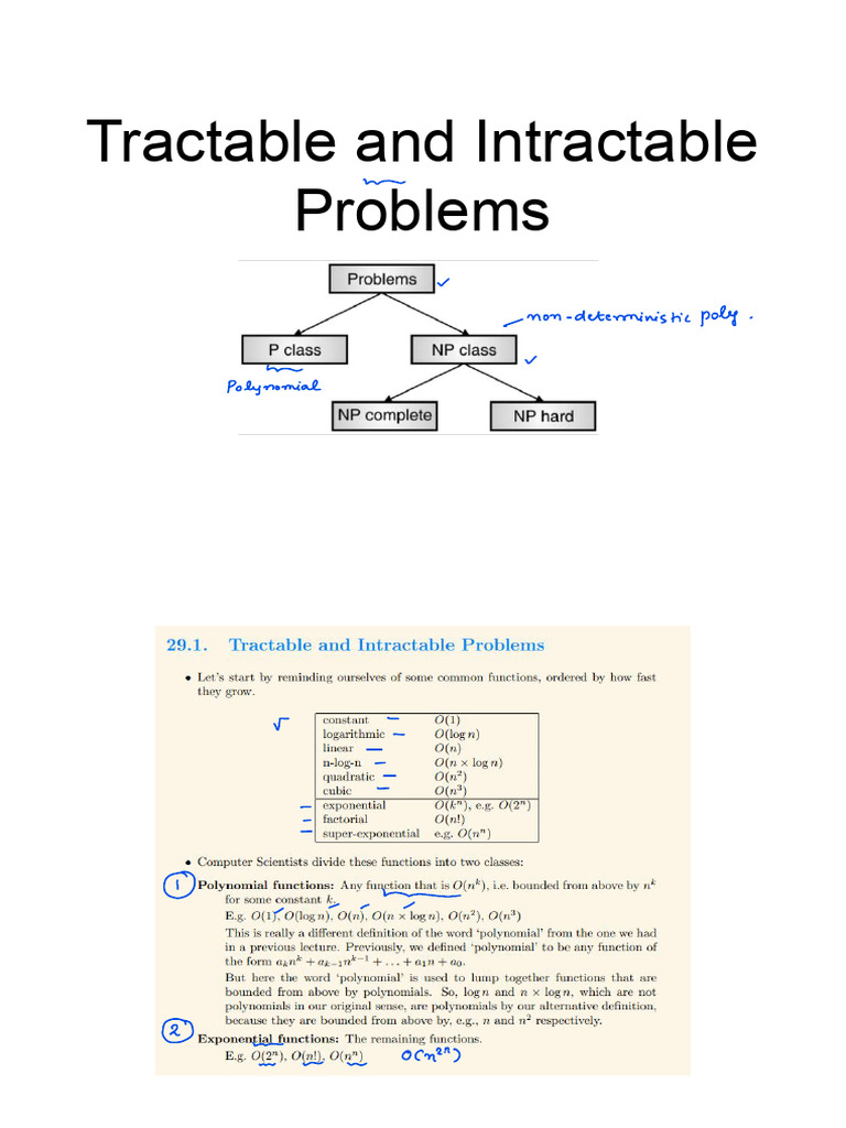 Unit 5 Part 2-1-23 | PDF | Computational Complexity Theory | Time ...