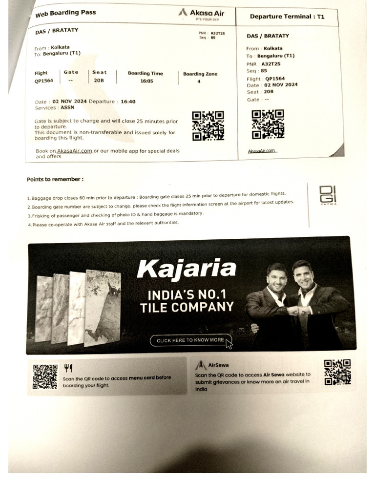 LTA CCU TO BLR | PDF