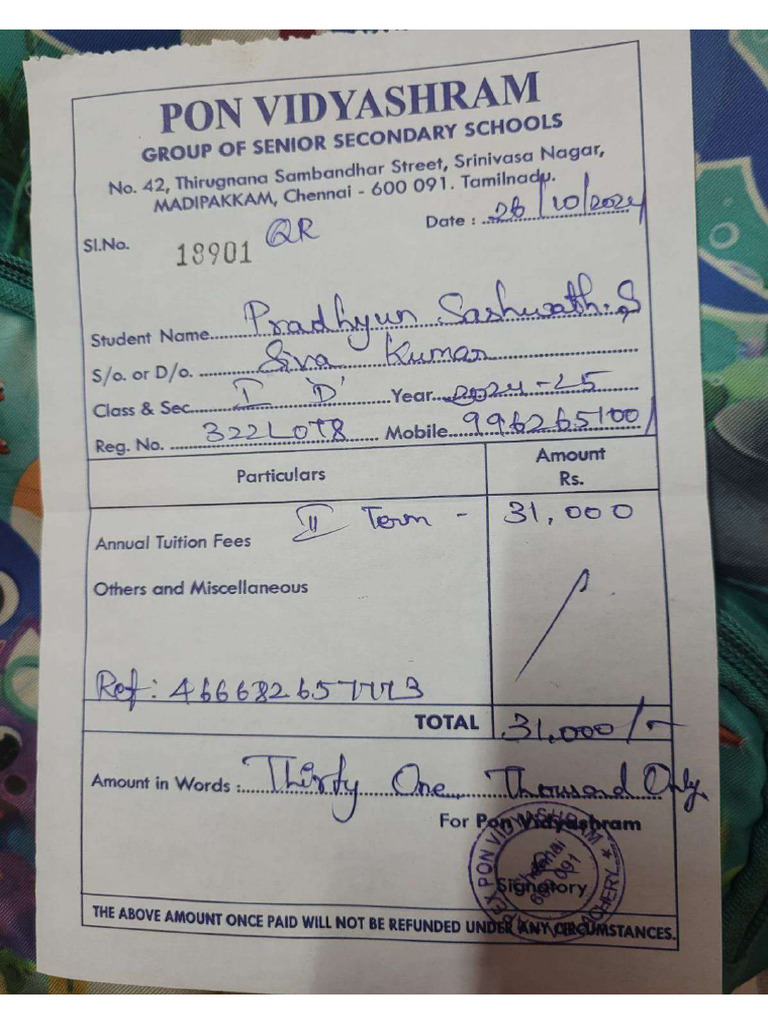 School Fee2 | PDF