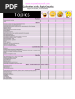 Maths Higher Revision List and Sparx Codes | PDF | Trigonometry | Algebra