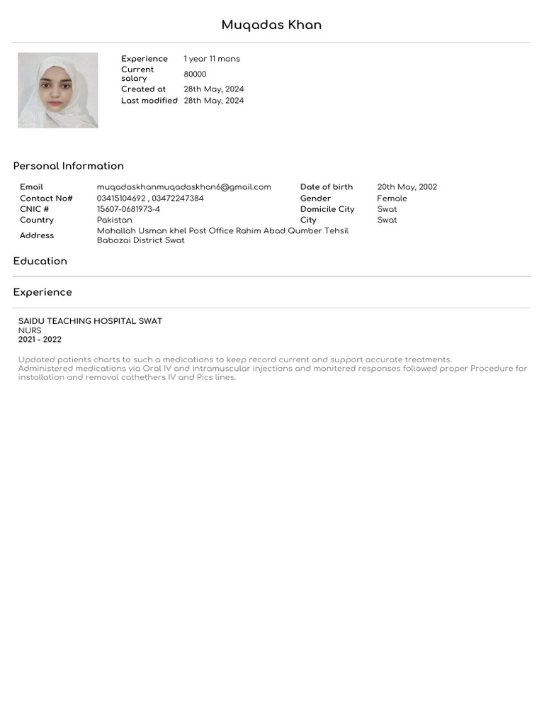 Muqadas Khan-2323070-1 | PDF