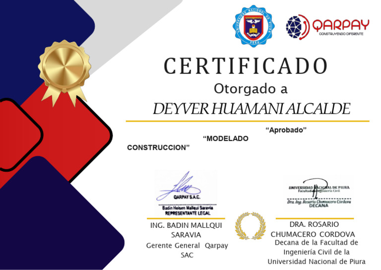 Certificado Aprobado Qarpay (Dha) | PDF