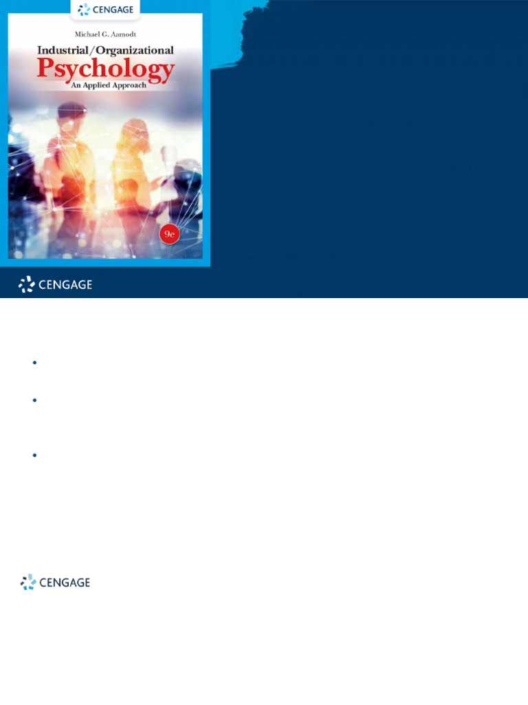 CH2 Aamodt 9e | PDF | Industrial And Organizational Psychology | Salary