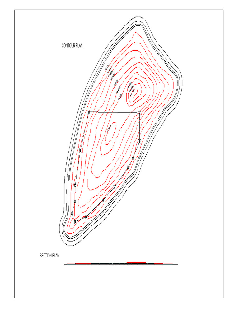 Contour and Section Plan Overview | PDF