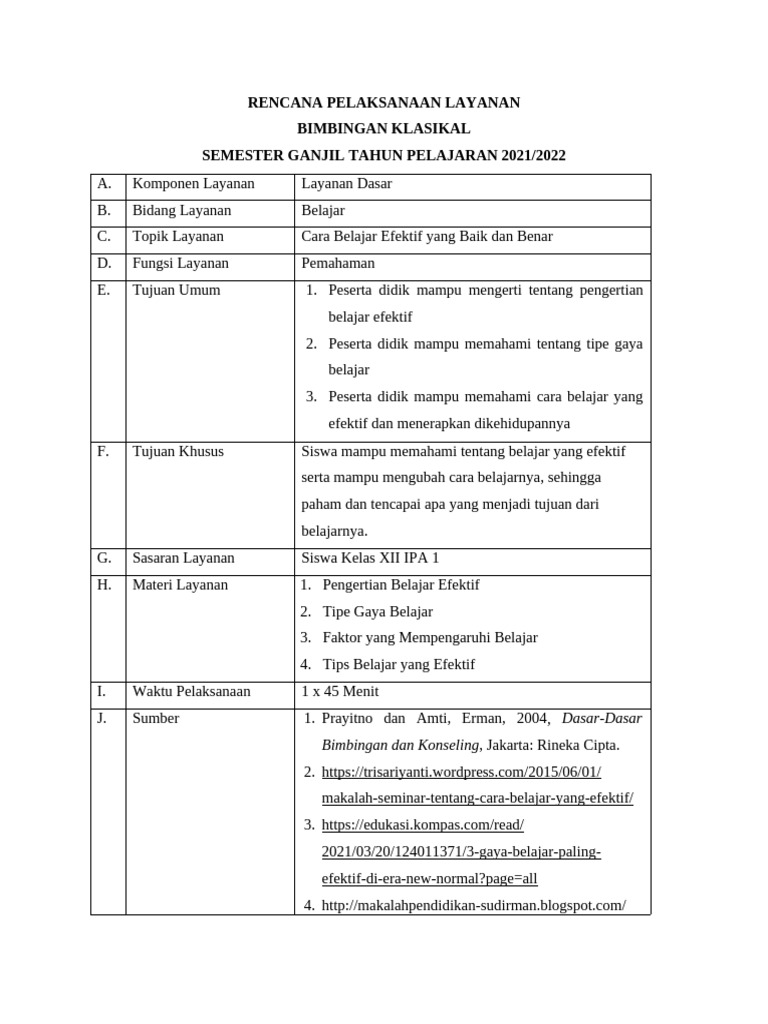RPL Bim. Klasikal 2 Xii Ipa 1 | PDF