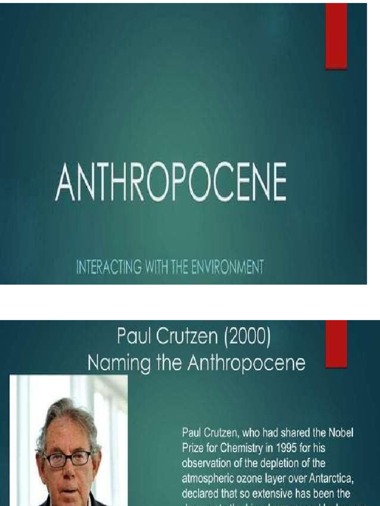 Anthropocene Lesson 10 | PDF