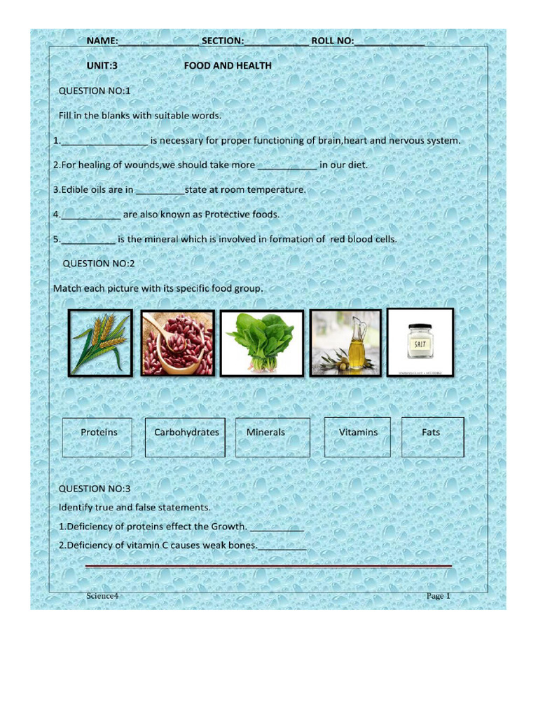 Worksheet 648923 | PDF