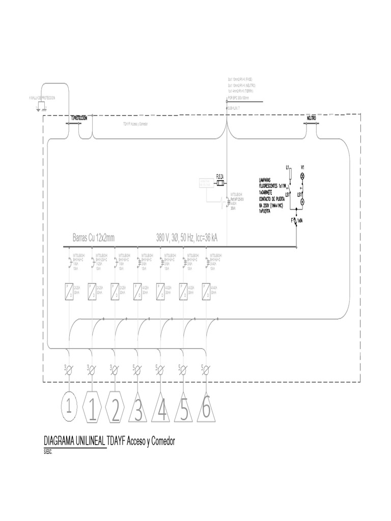 TDAYF Access and Dining Electrical Diagram | PDF
