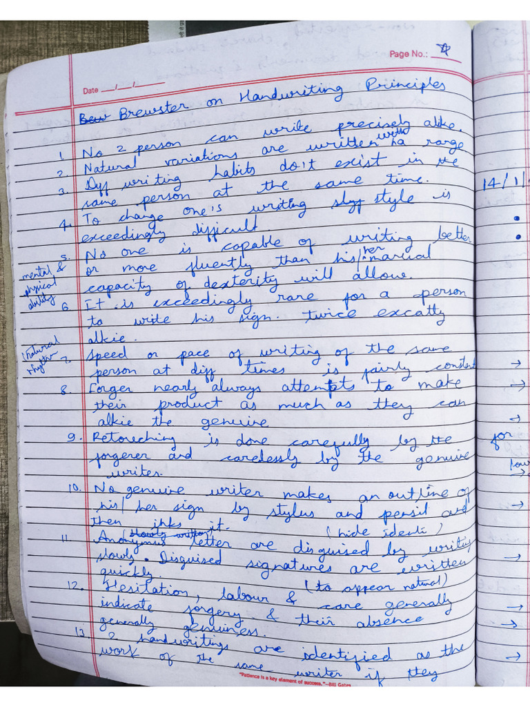 Handwriting Principles | PDF