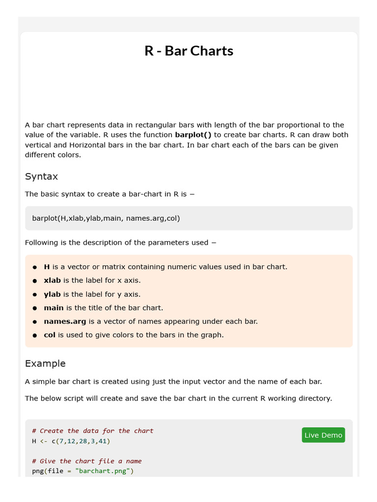 R - Bar Charts_merged | PDF | Chart | Mathematical Relations