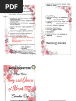 Coronation Programme | PDF | Ceremonies | Royalties