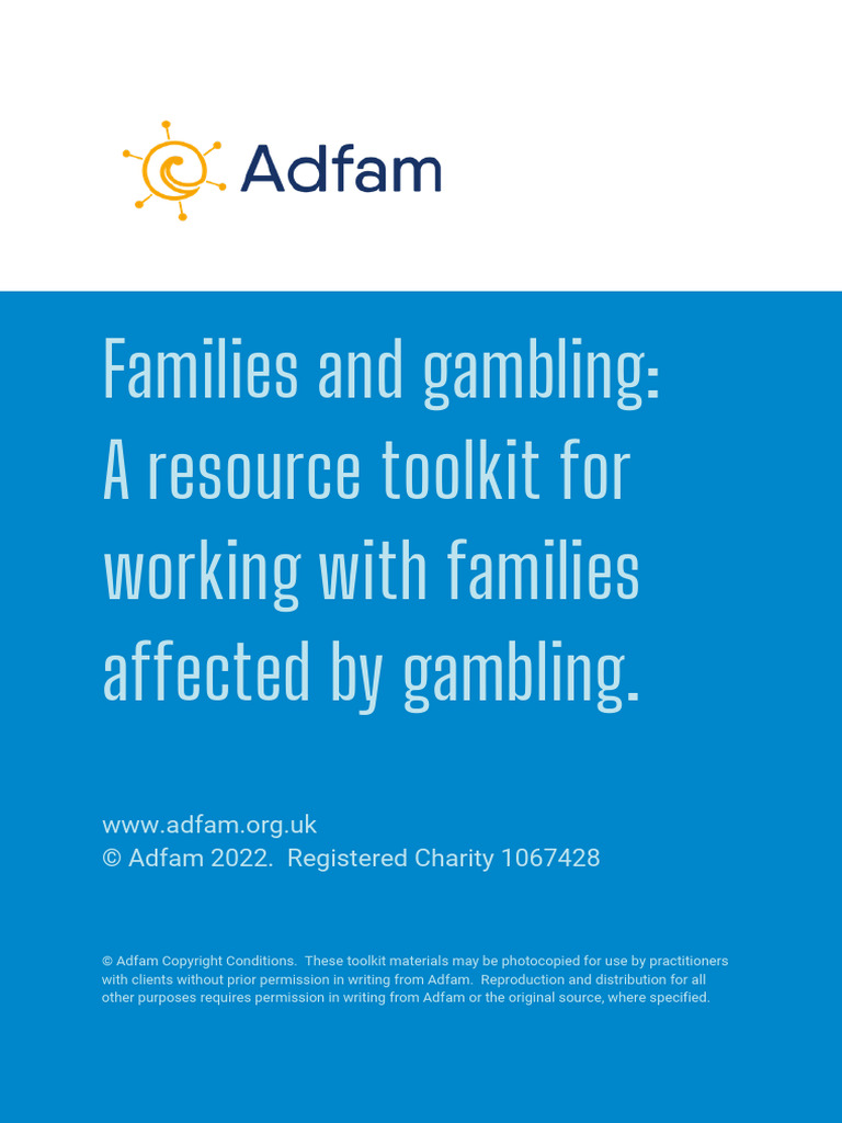 Toolkit for Families Affected by Gambling | PDF | Anxiety | Problem ...
