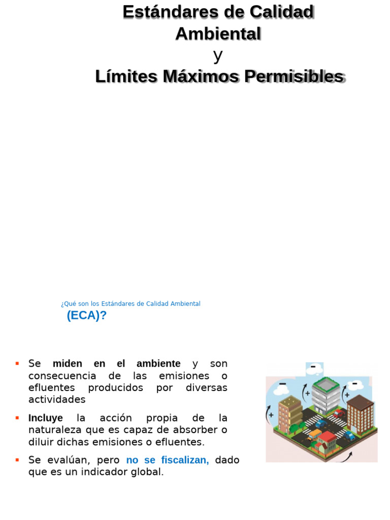 Eca y LMP Diapositivas | PDF | Agua | Entorno natural